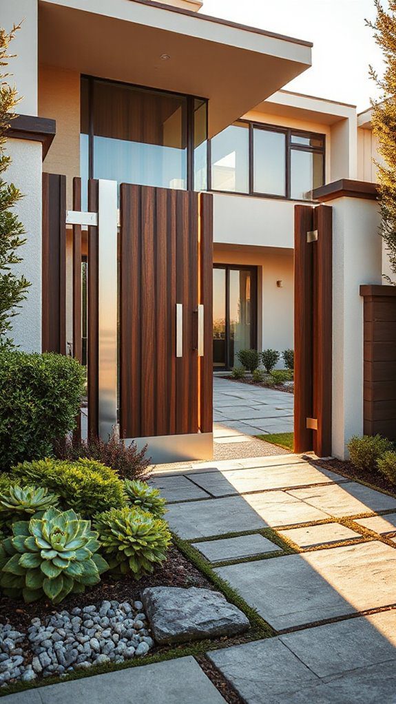 Modern Gate Design: Making a Striking First Impression